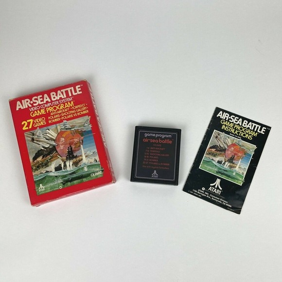 Atari | Video Games & Consoles | Airsea Battle Number Label Cx262 For ...